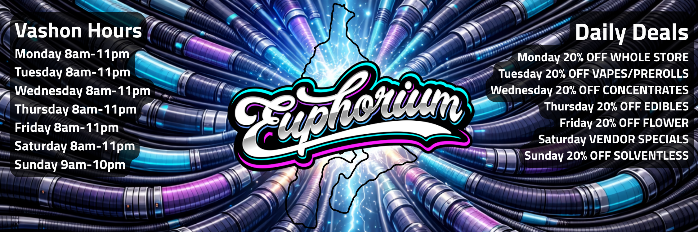 Menu for Euphorium - Vashon | 17917 Vashon Hwy SW, Vashon, WA 98070